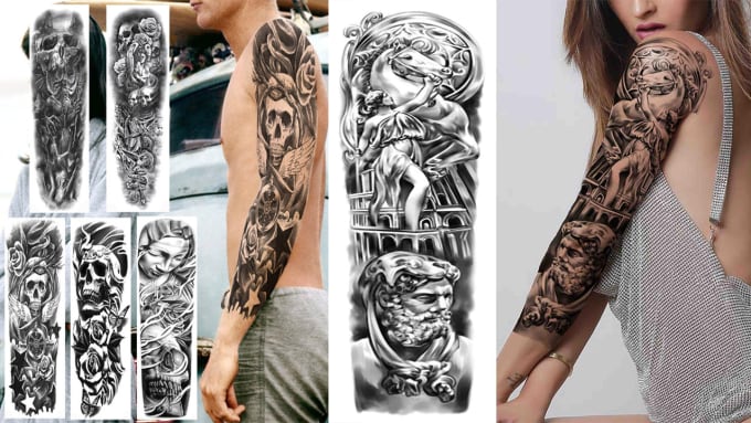 Stammes Arm Tattoos Für Männer Mit Halben Ärmeln