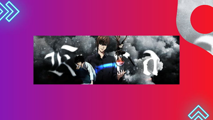An awesome anime gaming banner or header for all socials and a ...