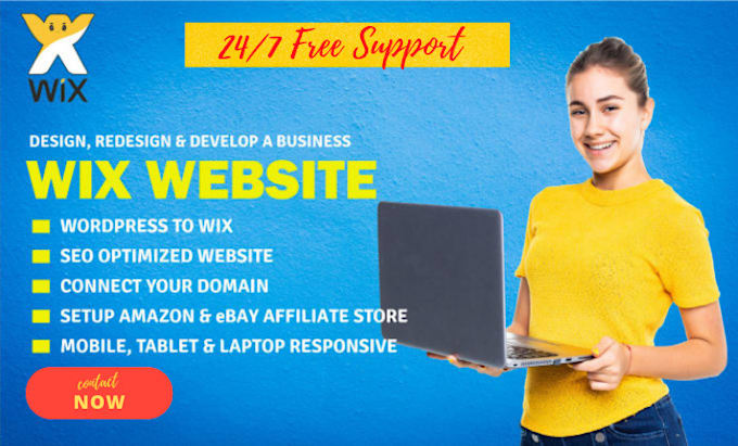 Design best eye catching wix website or redesign it by Sabikafatima9 | Fiverr