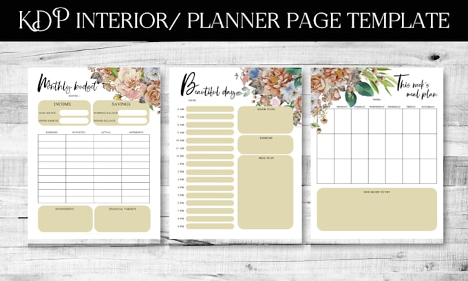 Design interior journal page for kdp with canva by Nannta | Fiverr