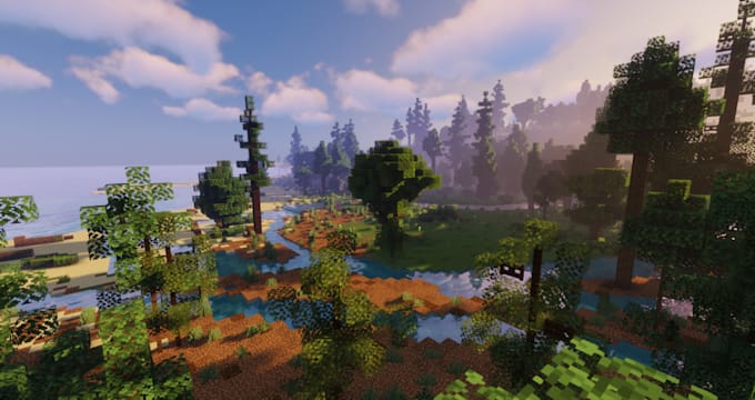 Make a realistic minecraft landscape map by Marquisnormax | Fiverr