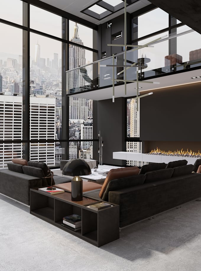 Realistic 3d visualization of the interior for your project by ...