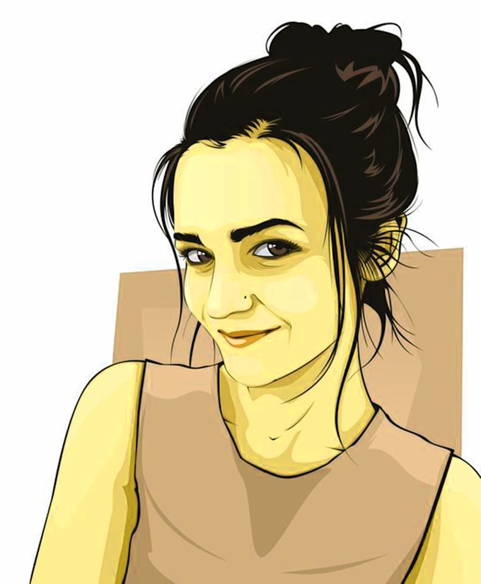 Do cartoon vector portrait or illustration by Chiridie | Fiverr