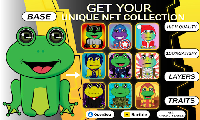 Create layers, traits and accessories for your nft character by ...