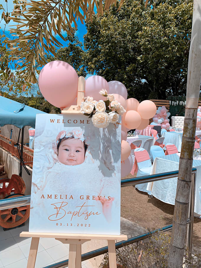 Create a beautiful welcome poster design for your event by Glee0129 ...