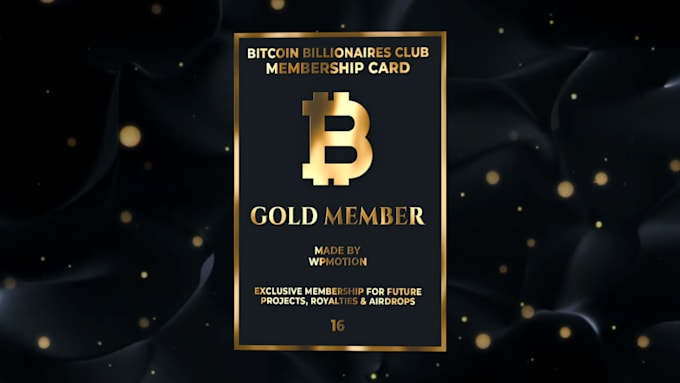 Create 3d rotating crypto nft membership cards or trading cards by ...