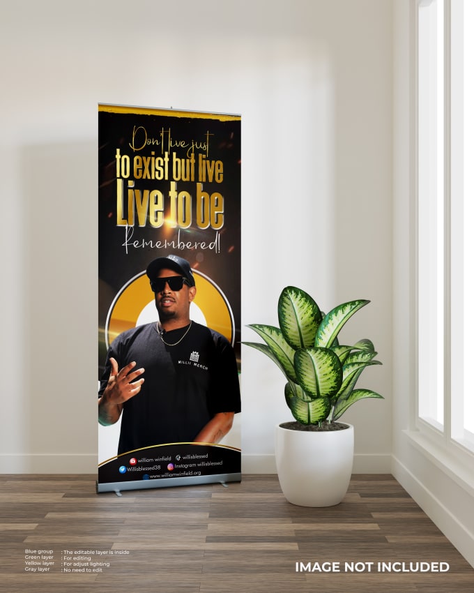 Design a professional church and business retractable banner by Lamb ...