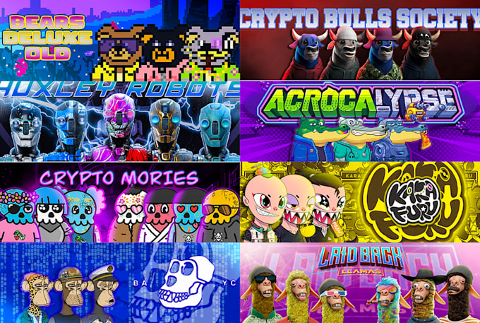 Design attractive nft banner, crypto banner opensea, twitter by ...