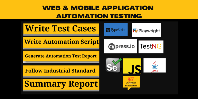Develop Automation Framework Using Playwright Cypress And Selenium By Auntorontu Fiverr