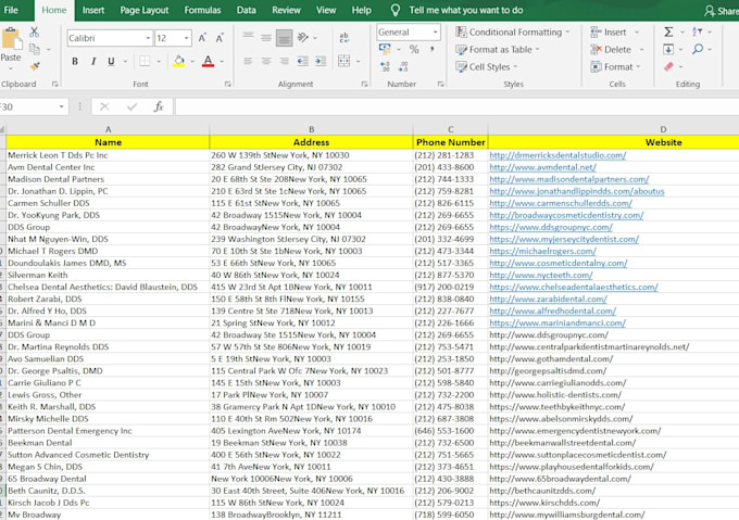 Do excel data entry, data mining, web research and copy paste job by Anam_the_miner | Fiverr