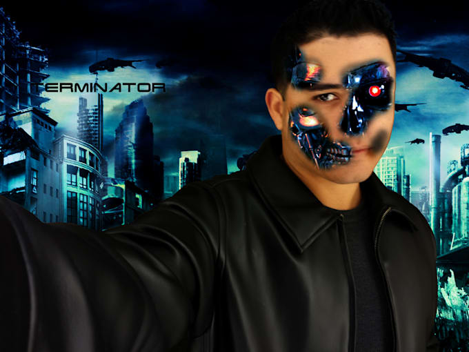 Create terminator face of your photo by Acects | Fiverr