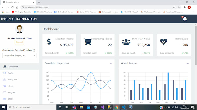 Be your full stack developer using dot net core and angular by ...
