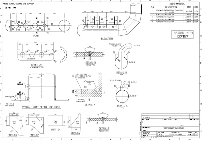 Do piping design, layout, isometrics, bom on autocad by M_waqasyounas ...