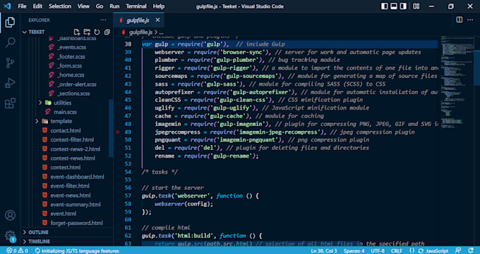Convert figma, adobexd to html using gulp, scss, and webpack by Sprout_19 | Fiverr