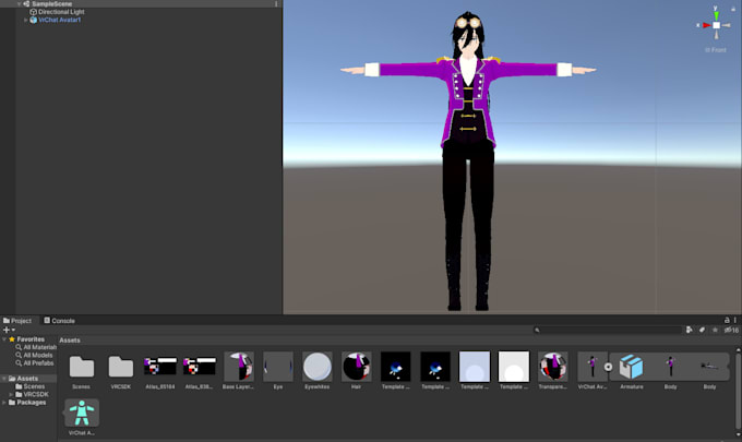 Create a custom vrchat model by Trihexia | Fiverr