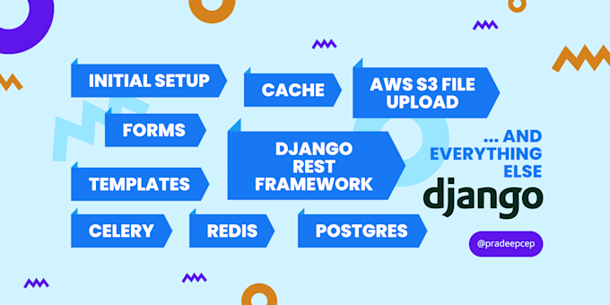 Be your python django developer by Pradeepcep | Fiverr