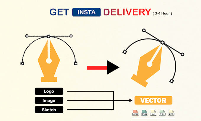 Convert image logo to vector ai, eps, pdf, svg, png, jpg vectorize by ...