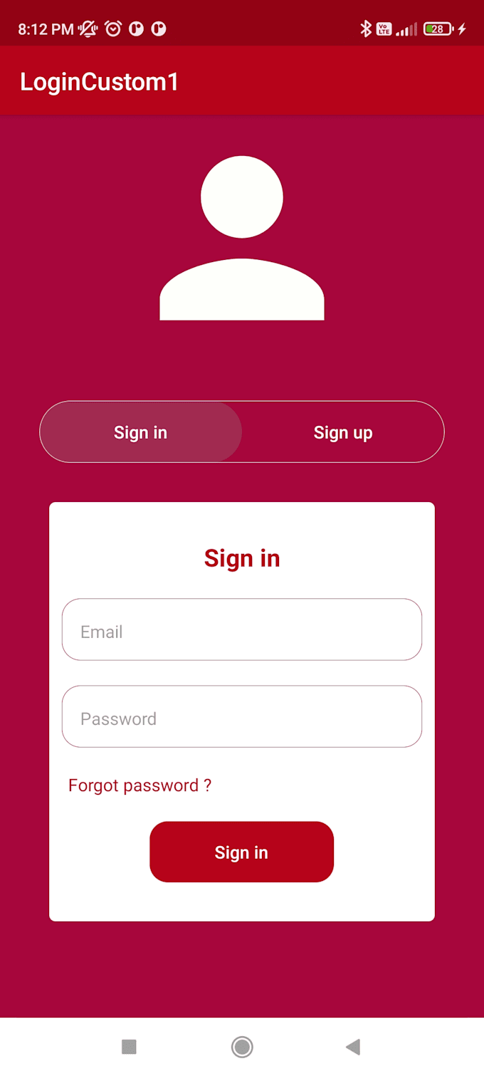 Create a beautiful android login design by Ramdanisamir | Fiverr