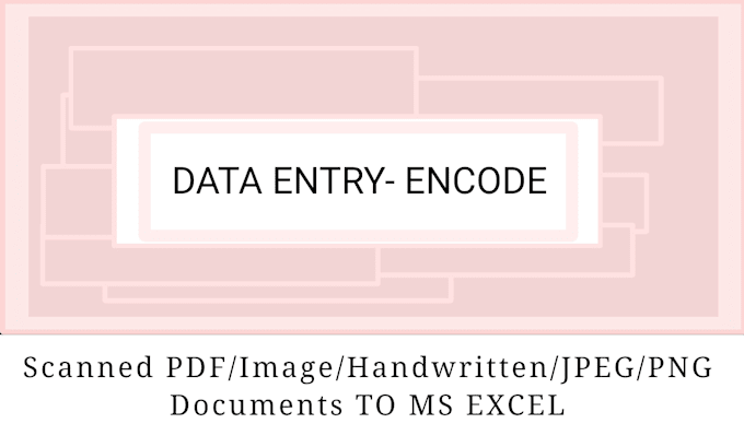 Encoder typist scanned pdf image jpeg documents to ms excel by Mgegama ...