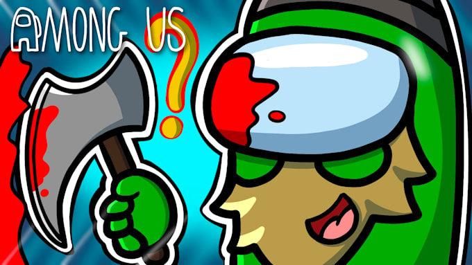 Draw a cartoon style youtube thumbnail by Rhynodzn | Fiverr