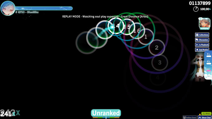 Make a beautiful custom osu skin by Luisina17 | Fiverr