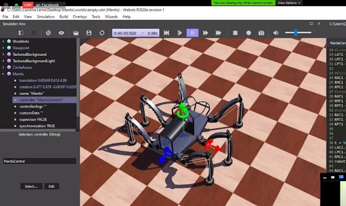 Design robot simulation in webots and configure with ros, ros2, simulink by Mursaleen09 | Fiverr
