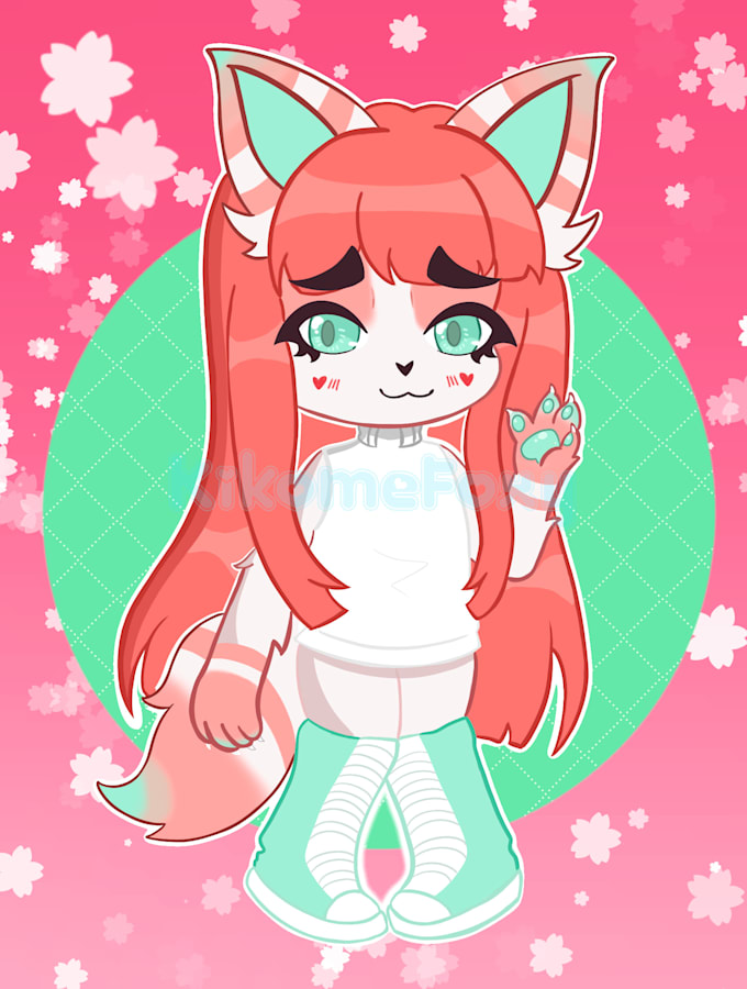 Create cute chibi furry art for you by Kikomefoxy | Fiverr