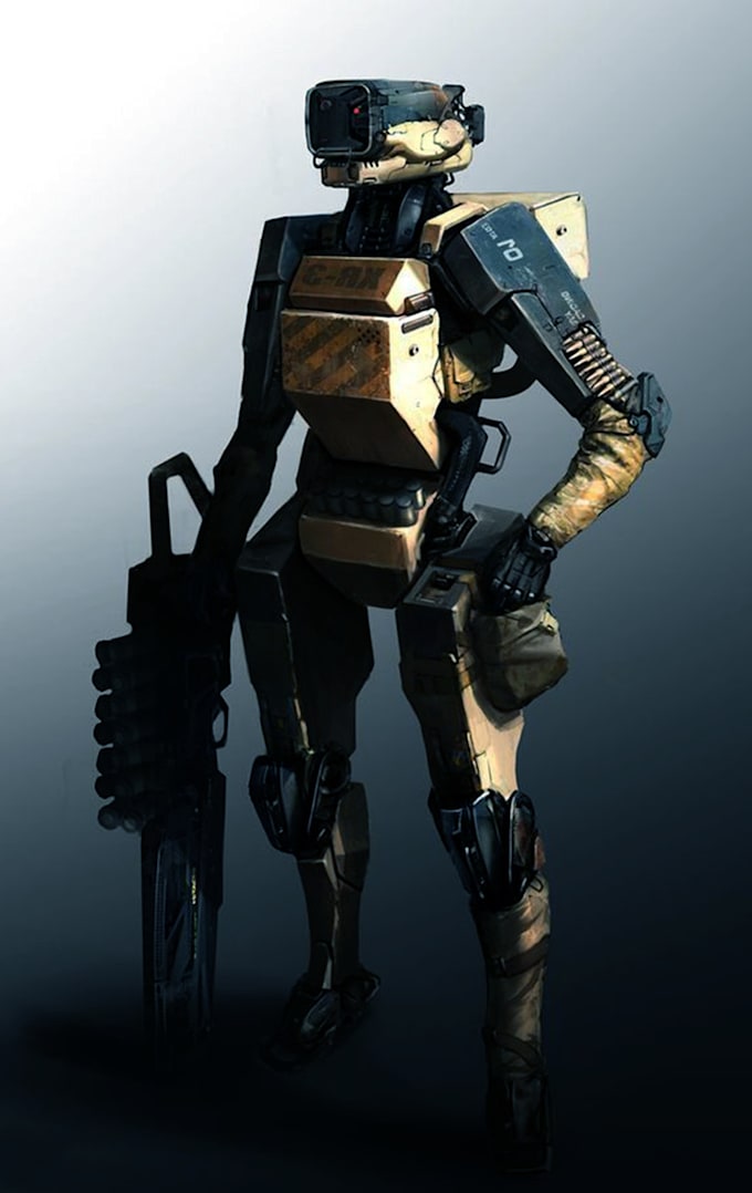 Draw mecha and character design or oc in anime style by Wazxsoned | Fiverr