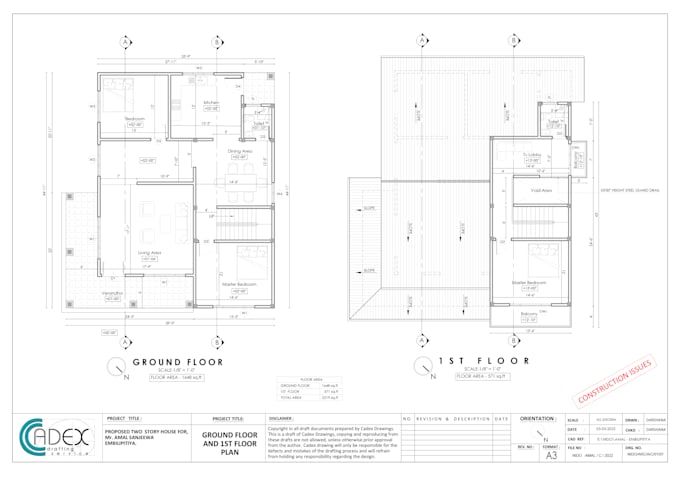 Draw the draft sketch of your design by Cadex_drawings | Fiverr