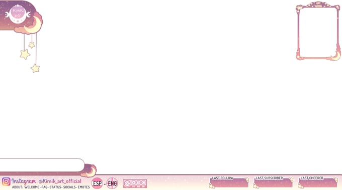 Create beautiful and functional overlays for your stream by Kimik_art ...