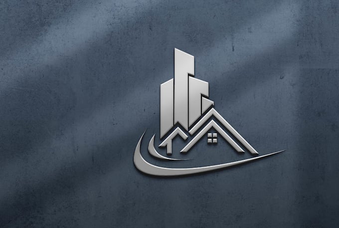 building construction 3d logo