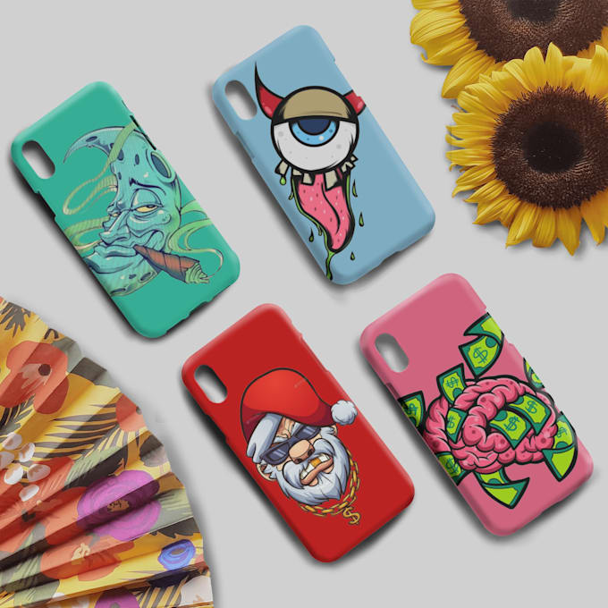 Phone case with unique designs by Ramazncellk | Fiverr