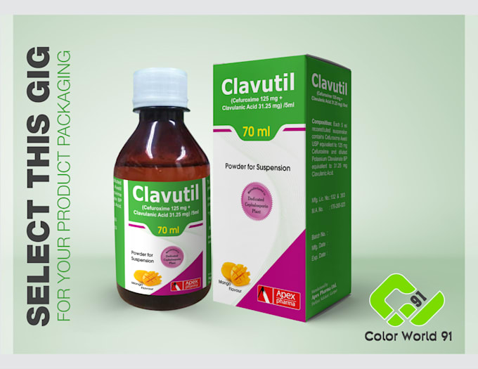 Syrup packaging and bottle label design by Colorworld91 | Fiverr