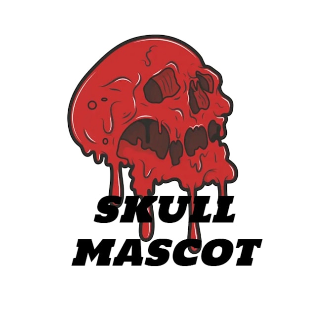 Design good looking skull mascot logo with original concept by ...