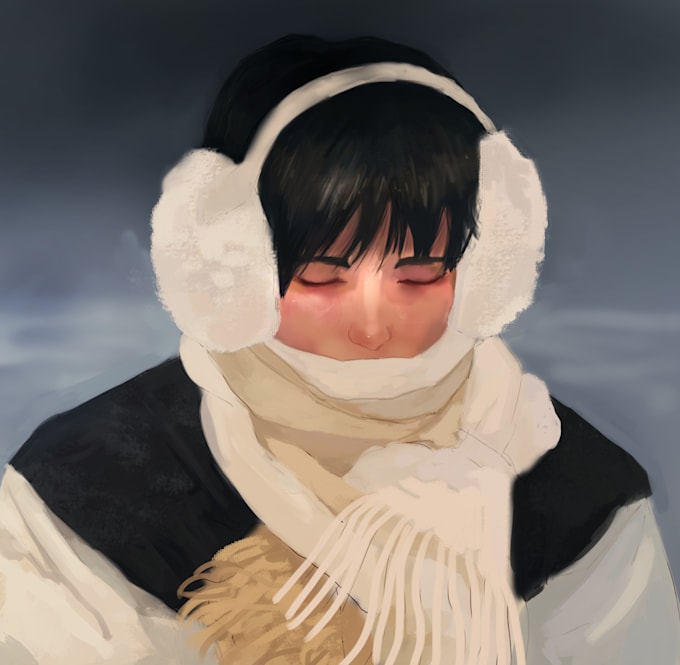 Draw pretty realistic anime pfp by Qfuh__ | Fiverr