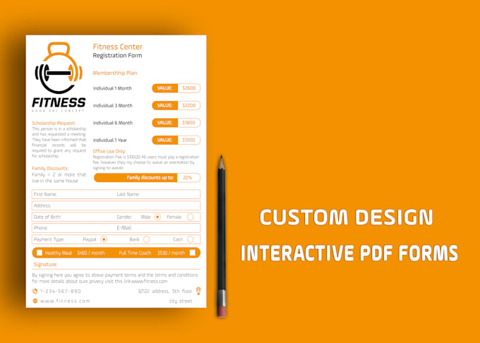 Design fillable pdf forms by Microcode2008 | Fiverr