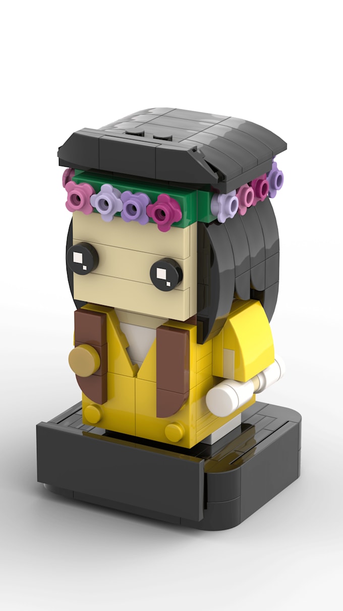 Design you a brickheadz with instructions by Whathetech | Fiverr