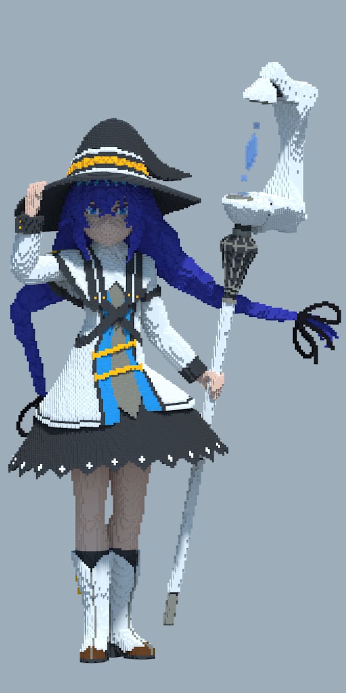 Build a statue or organic of a character or a a simple conversion in ...