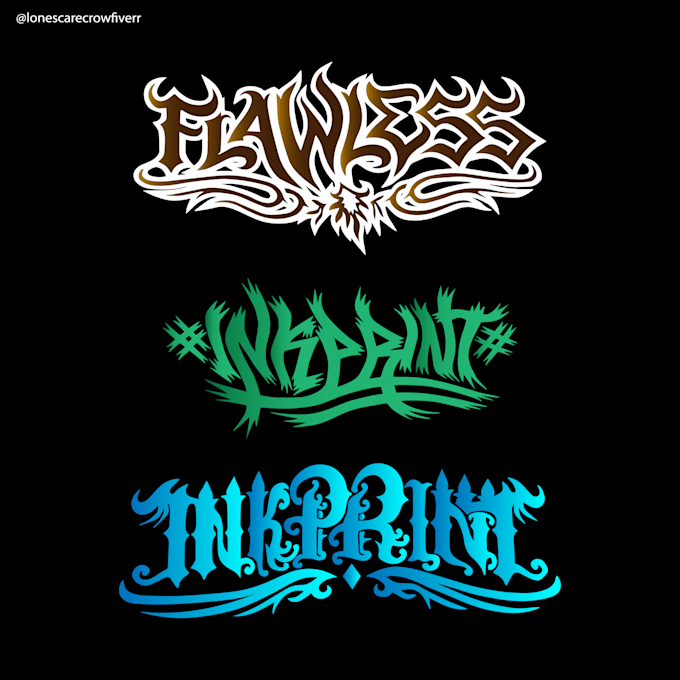 Create outstanding hand lettering logo design in any style by ...