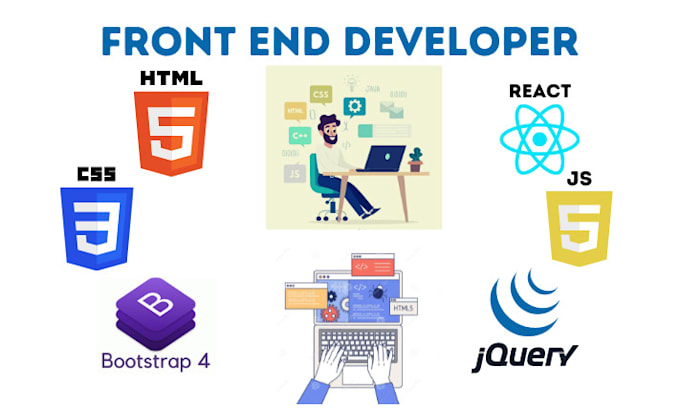 Be your front end web developer using html css bootstrap js by Luqman ...