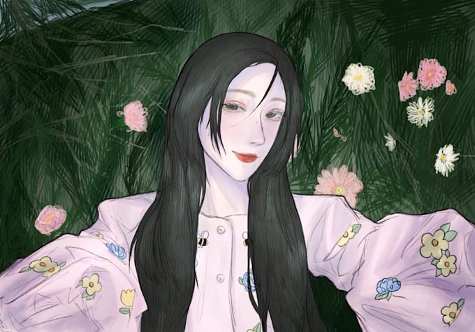 Draw humans in color by Annatoranawigra | Fiverr