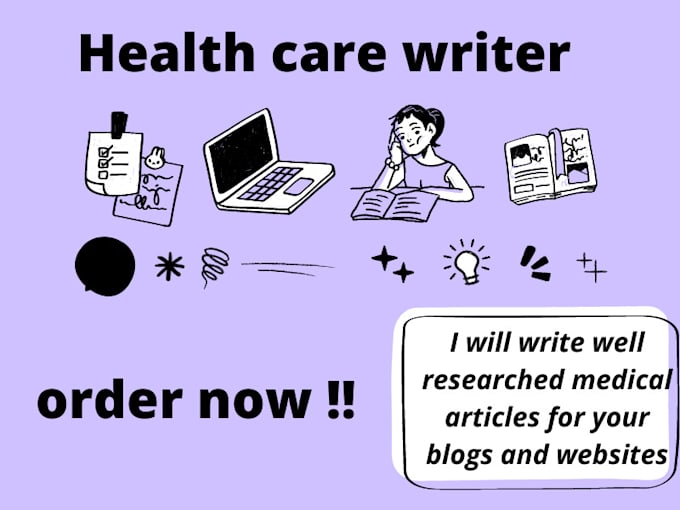 Write articles and blogs as a medical expert by Drhunjra | Fiverr