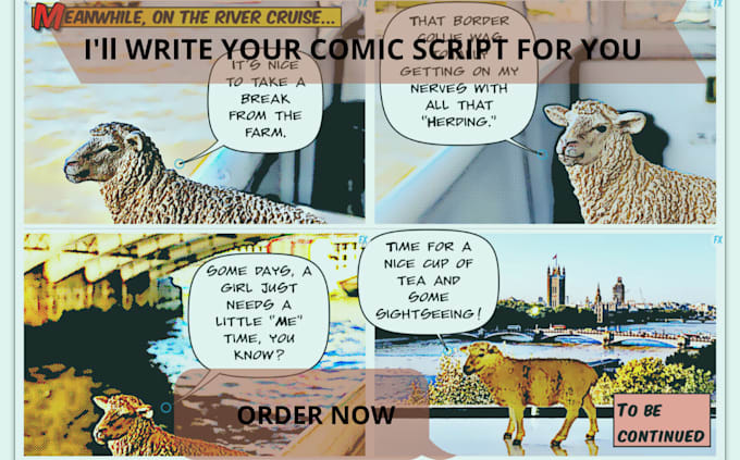 Write your comic script for you by Thomas_erikson | Fiverr