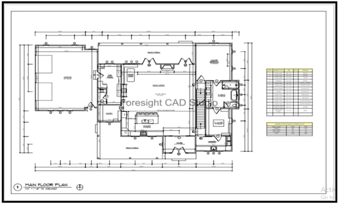 Draft architectural plans and structural drawings in autocad, draftsman ...