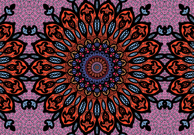 Illustrate beautiful patterns for you by Koukisworld | Fiverr