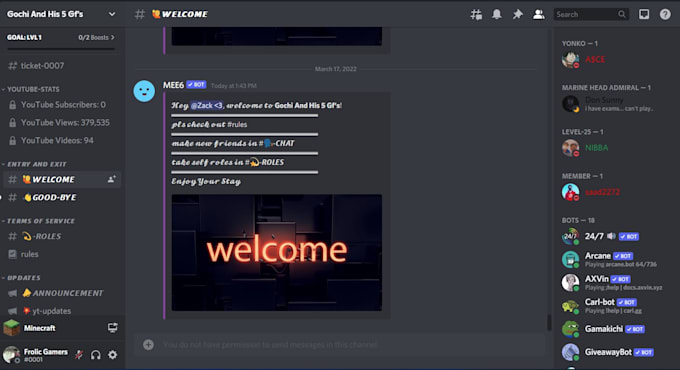 Setup your discord server professionally by Shayamsharma | Fiverr