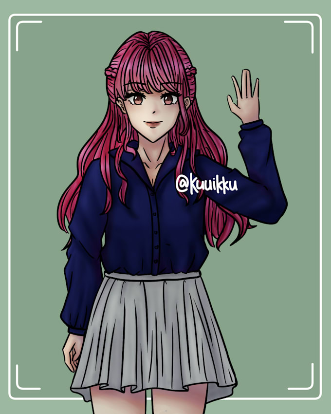 Draw manhwa, anime, chibi illustrations by Lena_kuuikku | Fiverr