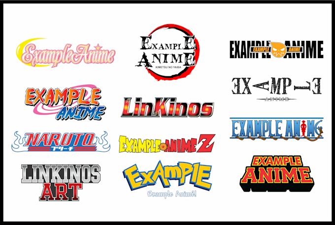 Customize your logo in anime or video game style by Linkinos_art | Fiverr