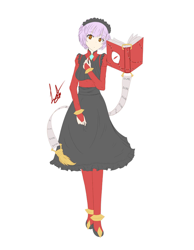 Draw Anime Style Digital Art Full Body Of Your Character By