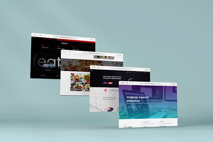 Create responsive website design with html css bootstrap by Jovic_zarko ...